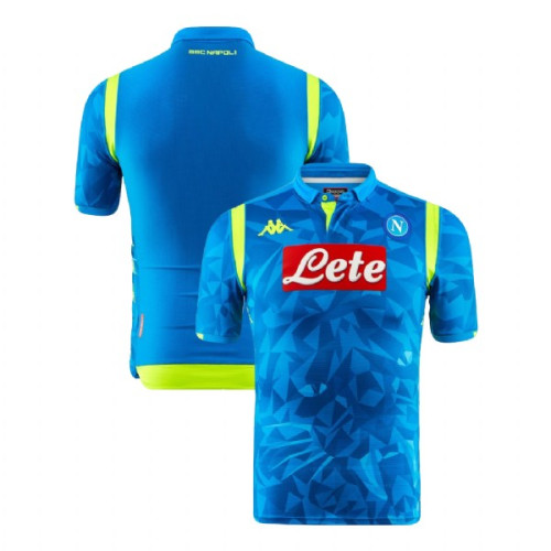 Napoli 2018/19 Champions League Home Sky Blue Jersey - Authentic